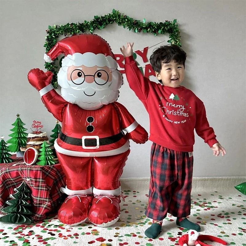 Giant Inflatable Santa Claus Aluminum Film Balloon Indoor Ya | Inspire ...