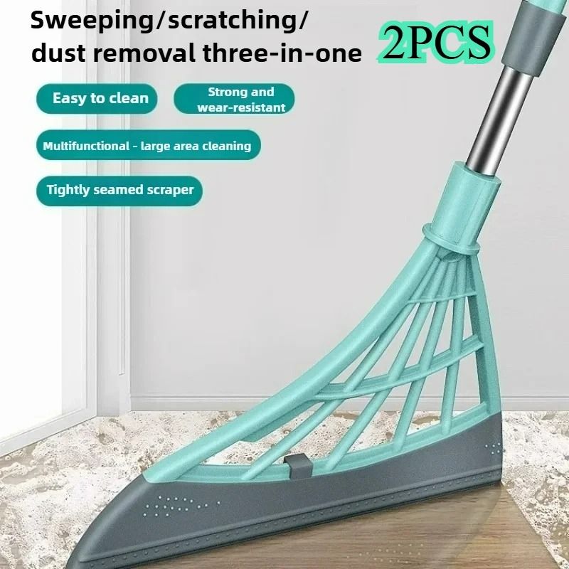 Silicone Magic Rubber Broom Floor Cleaning Squeegee Mop | Inspire Uplift