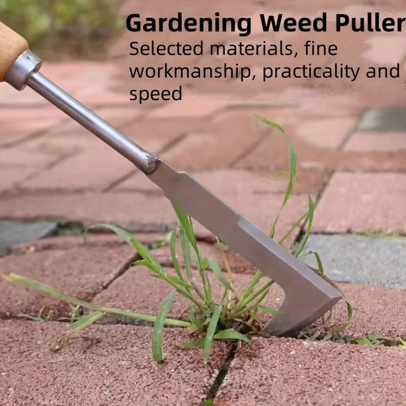 Stainless Steel L Shaped Weeding Tool for Gardens Patios and | Inspire ...