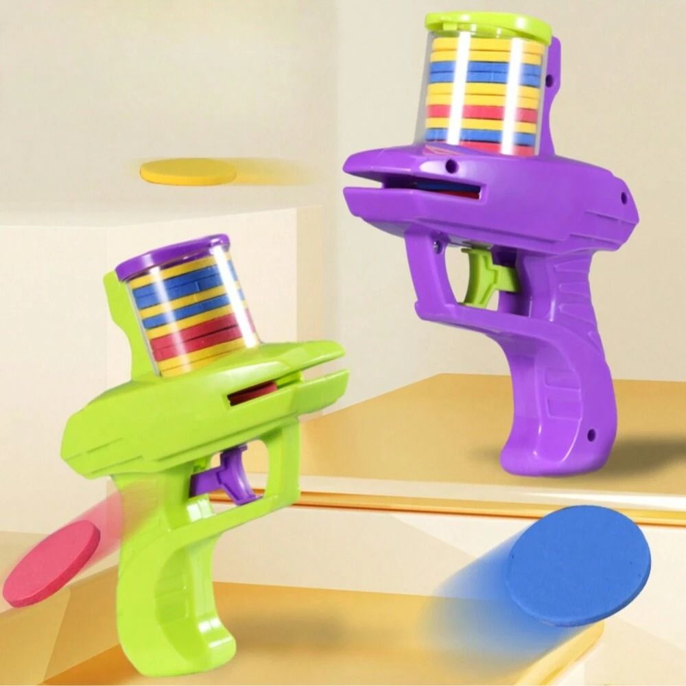 Foam Disc Launcher Flying Disc Handheld Shooter Indoor Outdo | Inspire ...