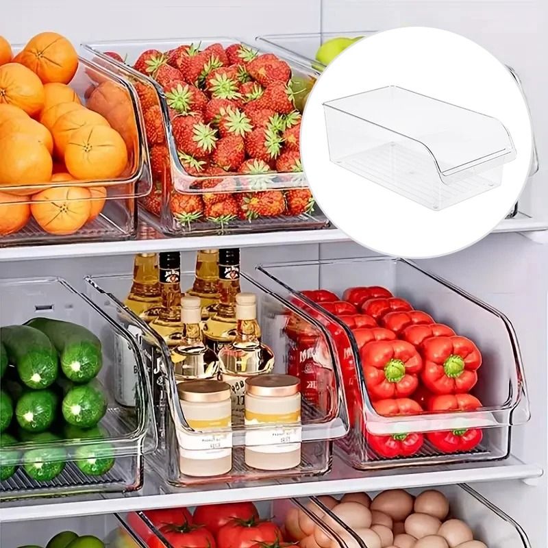 Clear Refrigerator Organizer Bin Soda Can Dispenser Storage | Inspire ...