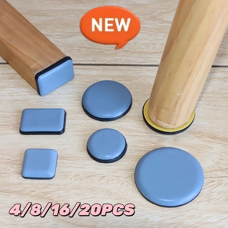 Self Adhesive PTFE Furniture Gliders Sliding Pads for Chairs | Inspire ...
