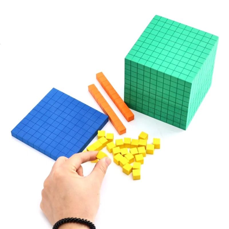 Ten Blocks Complete Math Counting Cubes Set for Kids Learnin | Inspire ...