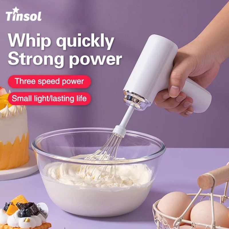 Rechargeable Handheld Electric Mixer Wireless Cake and Cream | Inspire ...