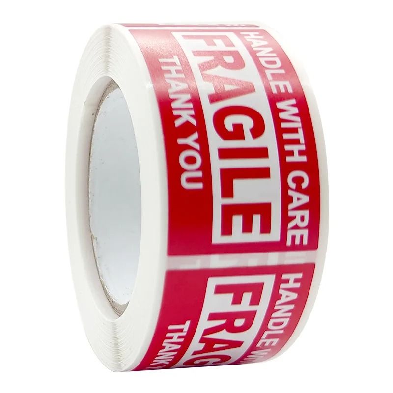 250 Paste/Roll Fragile English Warning Label Stickers - Anti | Inspire ...