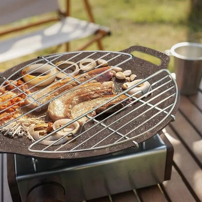 Stainless Steel Outdoor Barbecue Net & Steam Rack – Multifun | Inspire ...