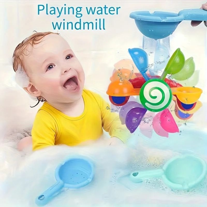 Colorful Suction Cup Windmill Toy for Bathroom and Outdoor P | Inspire ...