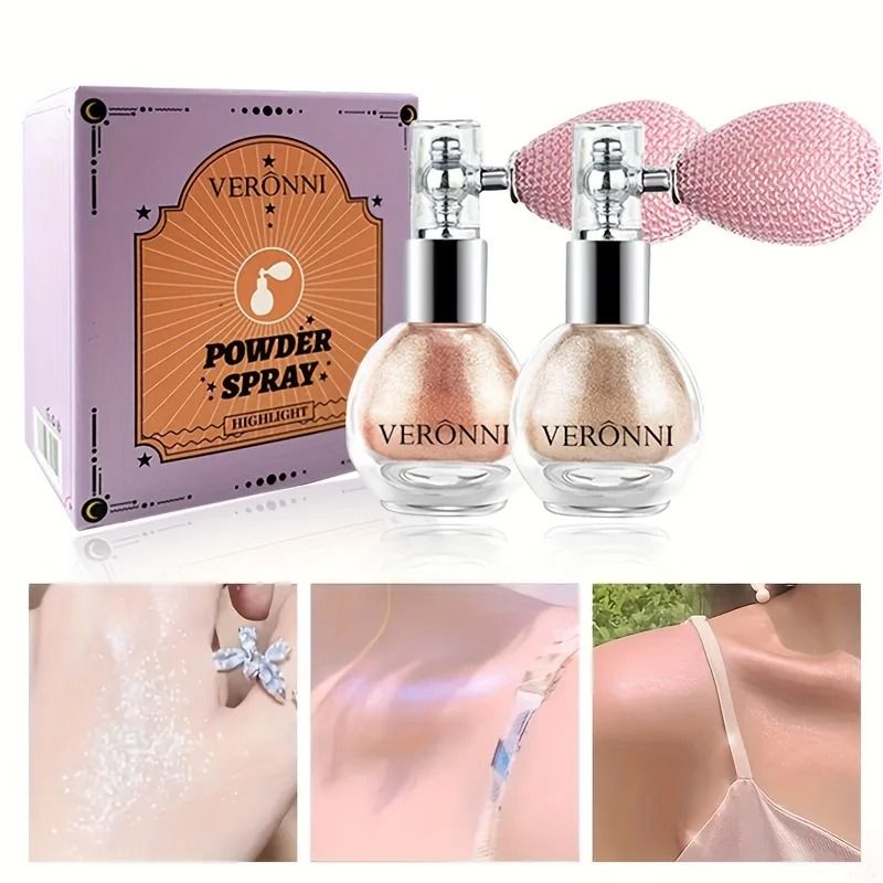 6-Color Diamond Highlighter Powder Spray | Inspire Uplift