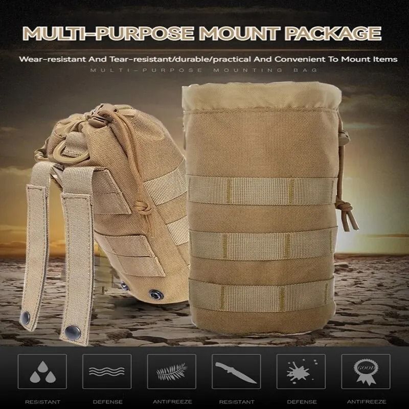 Tactical Outdoor Water Bottle Pouch – Versatile Hiking & Tra | Inspire ...