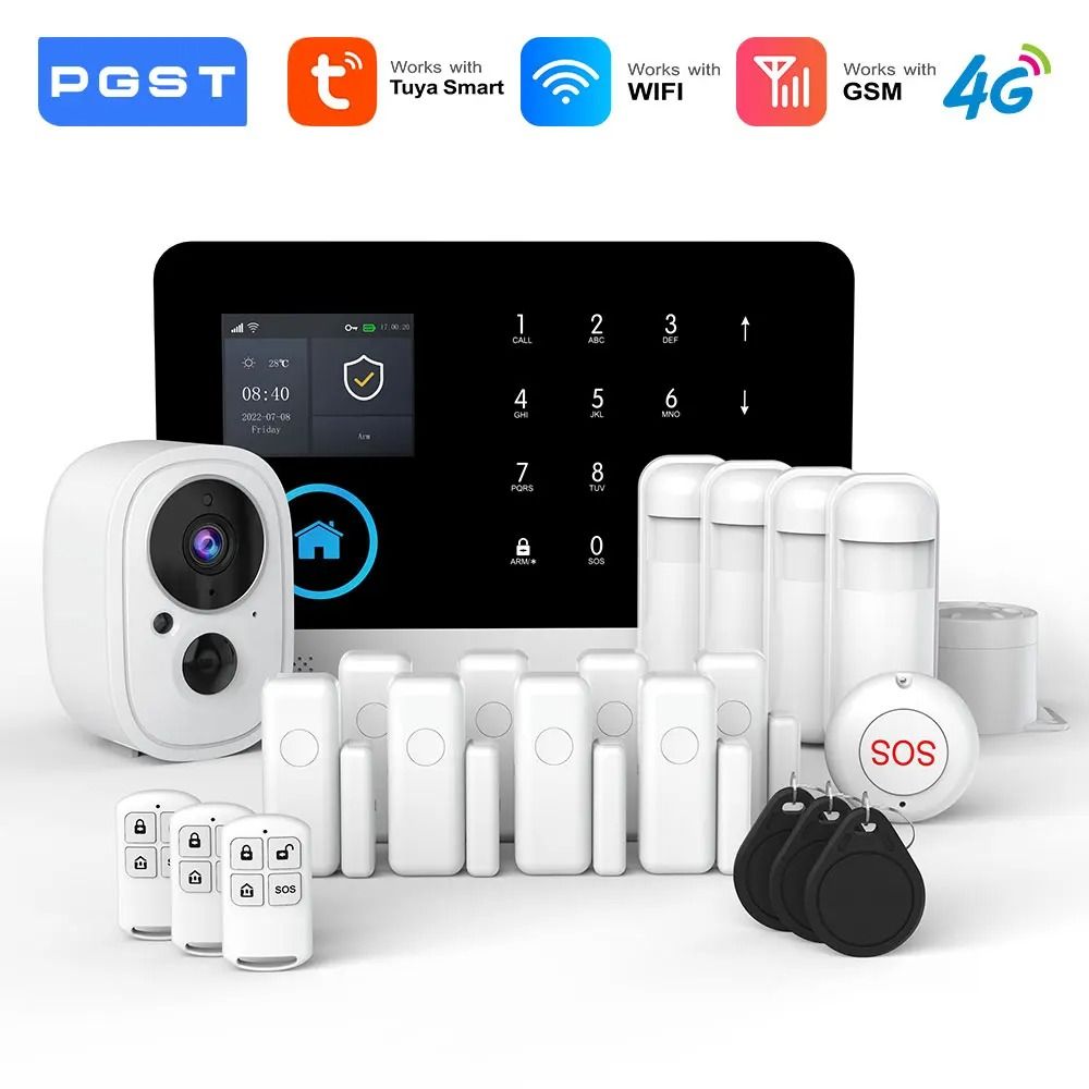 PGST 103 4G WiFi GSM Home Security Alarm System | Inspire Uplift