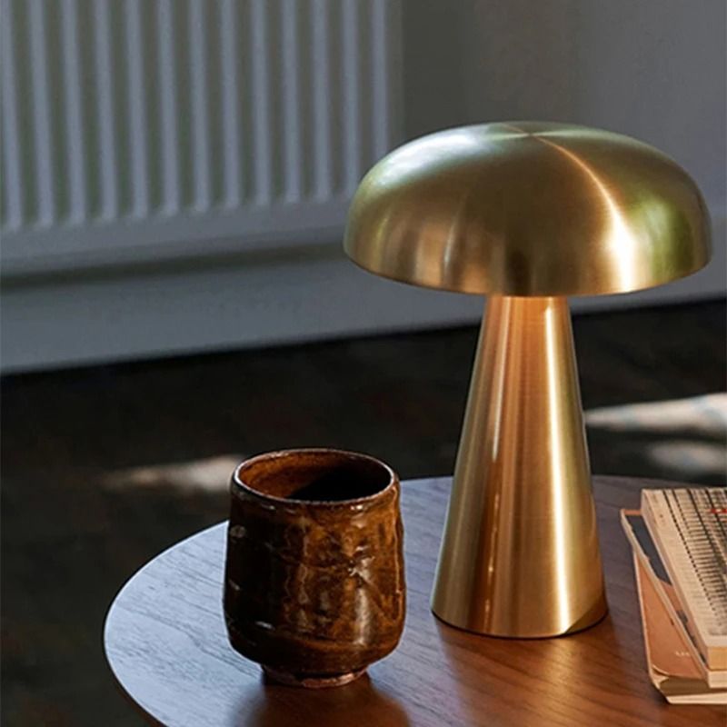 Rechargeable Metal Mushroom Mood Lamp | Inspire Uplift