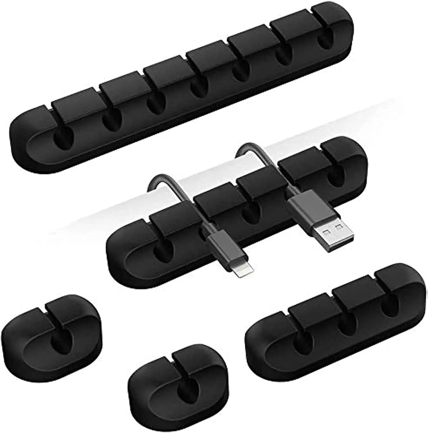 5-Piece Silicone Cable Cord Organizer – High-Performance USB | Inspire ...