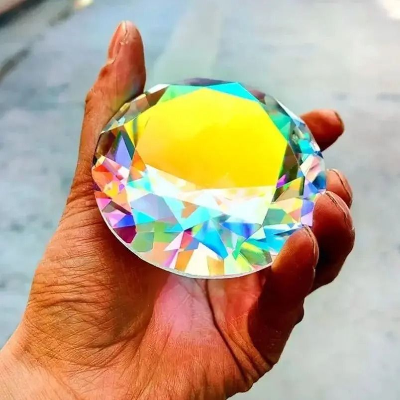 AB Aurora K9 Crystal Prism | Rainbow Iridescent Diamond Gems | Inspire ...