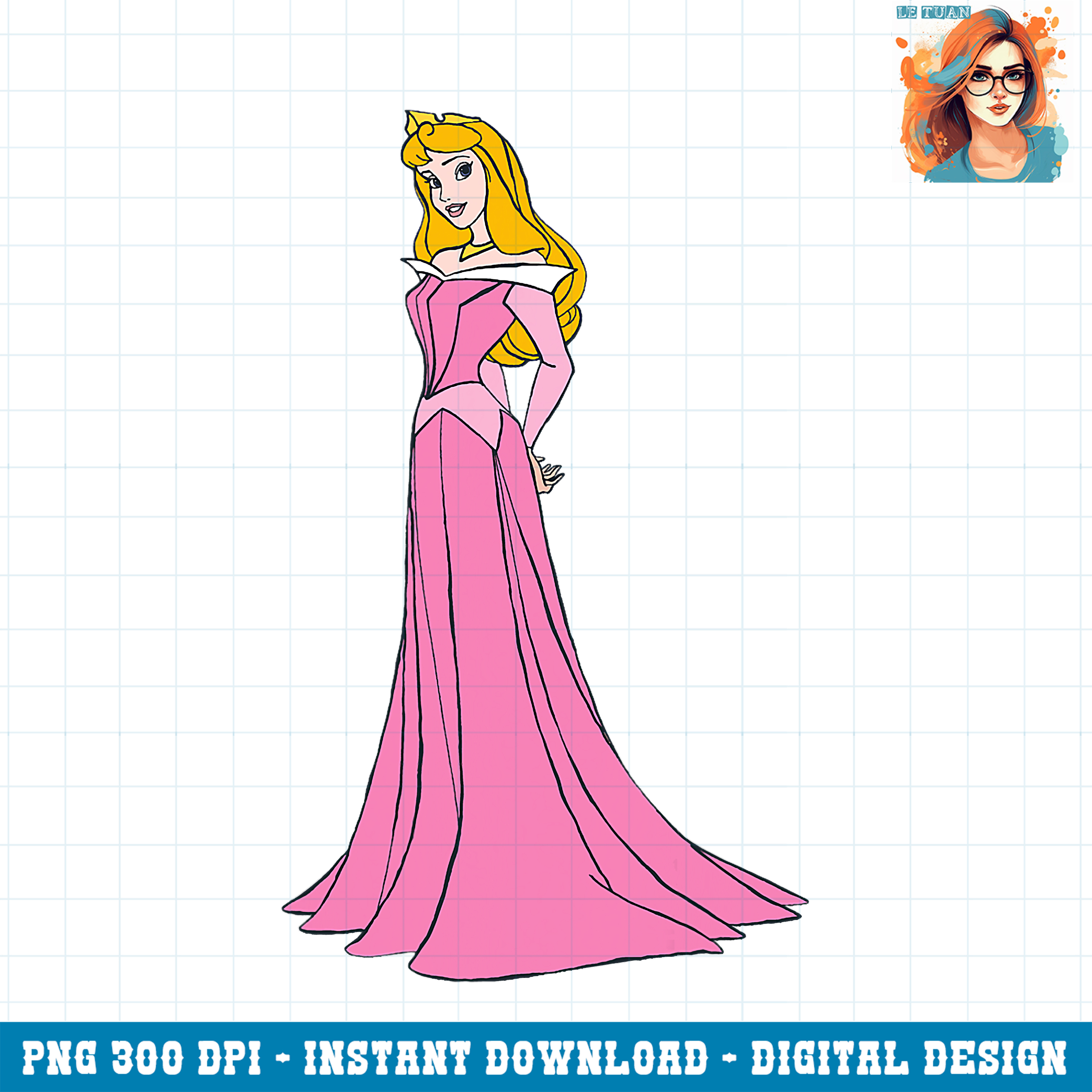 Disney Sleeping Beauty Princess Aurora Classic PNG Download | Inspire ...
