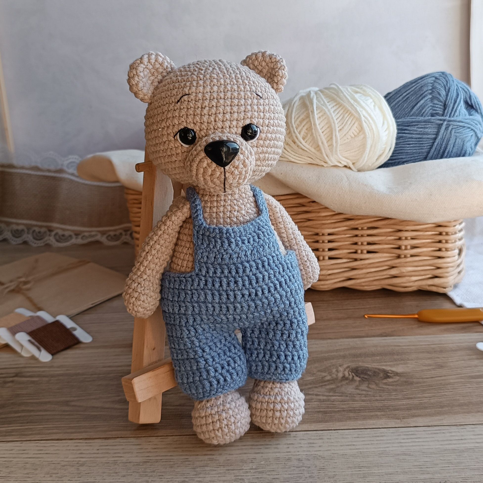 CROCHET BEAR PATTERN Amigurumi cute bear pattern | Inspire Uplift