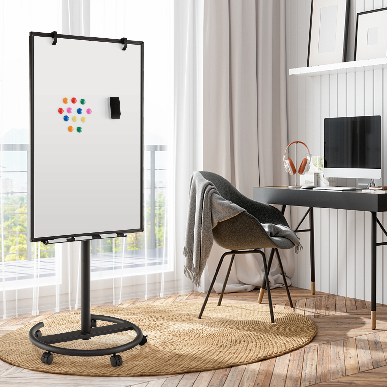 Mobile Magnetic Whiteboard with Stand & Wheels | Inspire Uplift