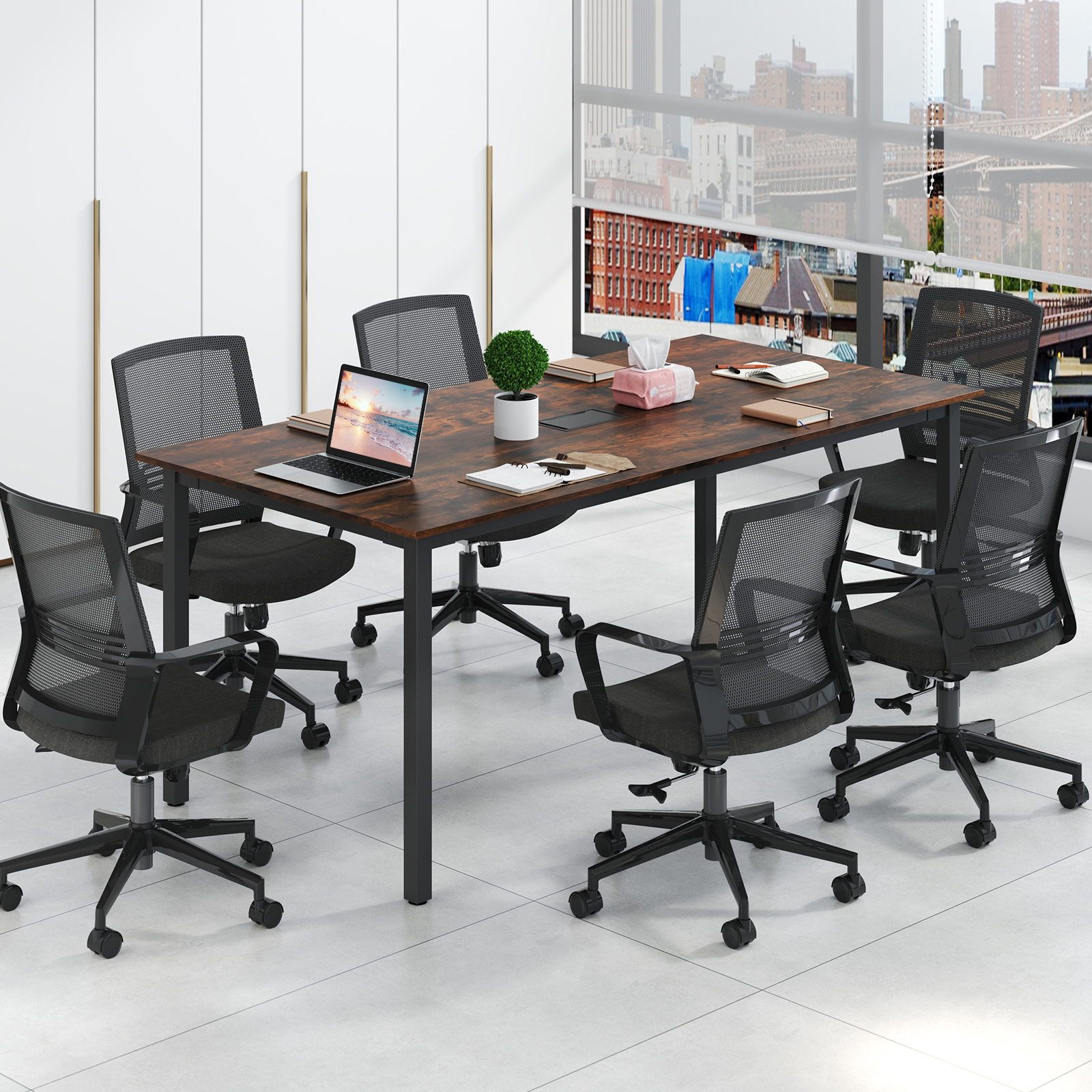 6 ft Conference Table – Large Meeting Table Seats 8-10 | Inspire Uplift