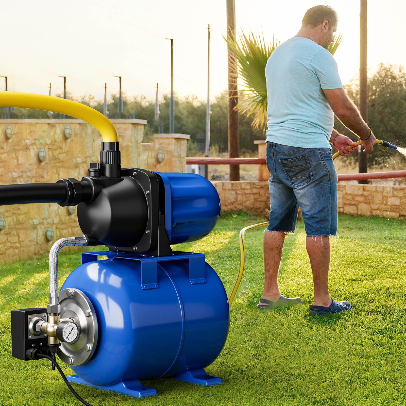 1200W Shallow Well Pump – Reliable Garden Water Pump Costway | Inspire ...