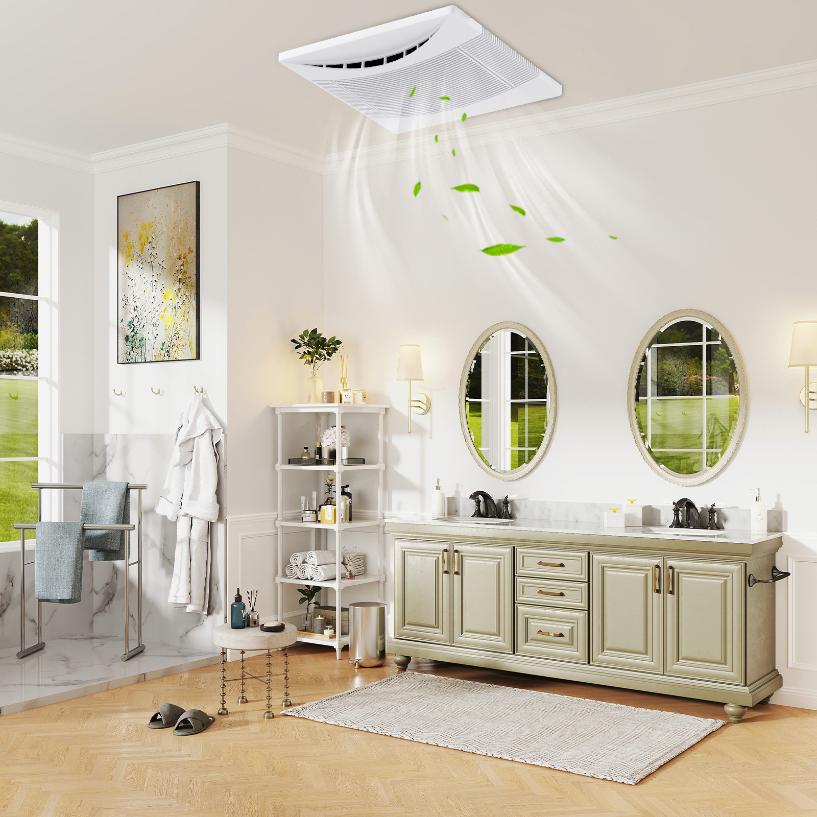 110 CFM Ceiling Exhaust Fan – Metal Housing | Costway | Inspire Uplift