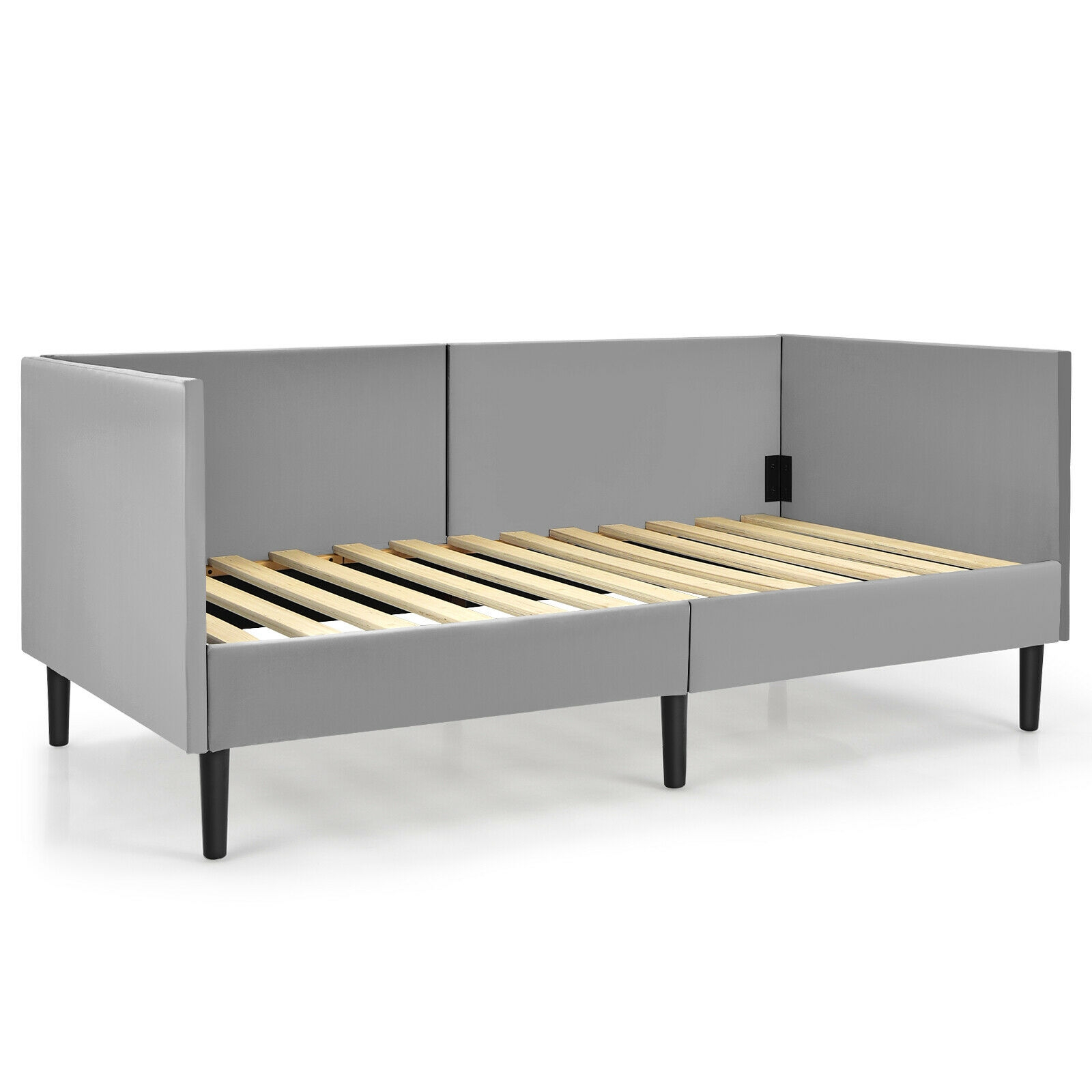 Twin Daybed Frame with Wood Slat Support, Compact & Durable | Inspire ...