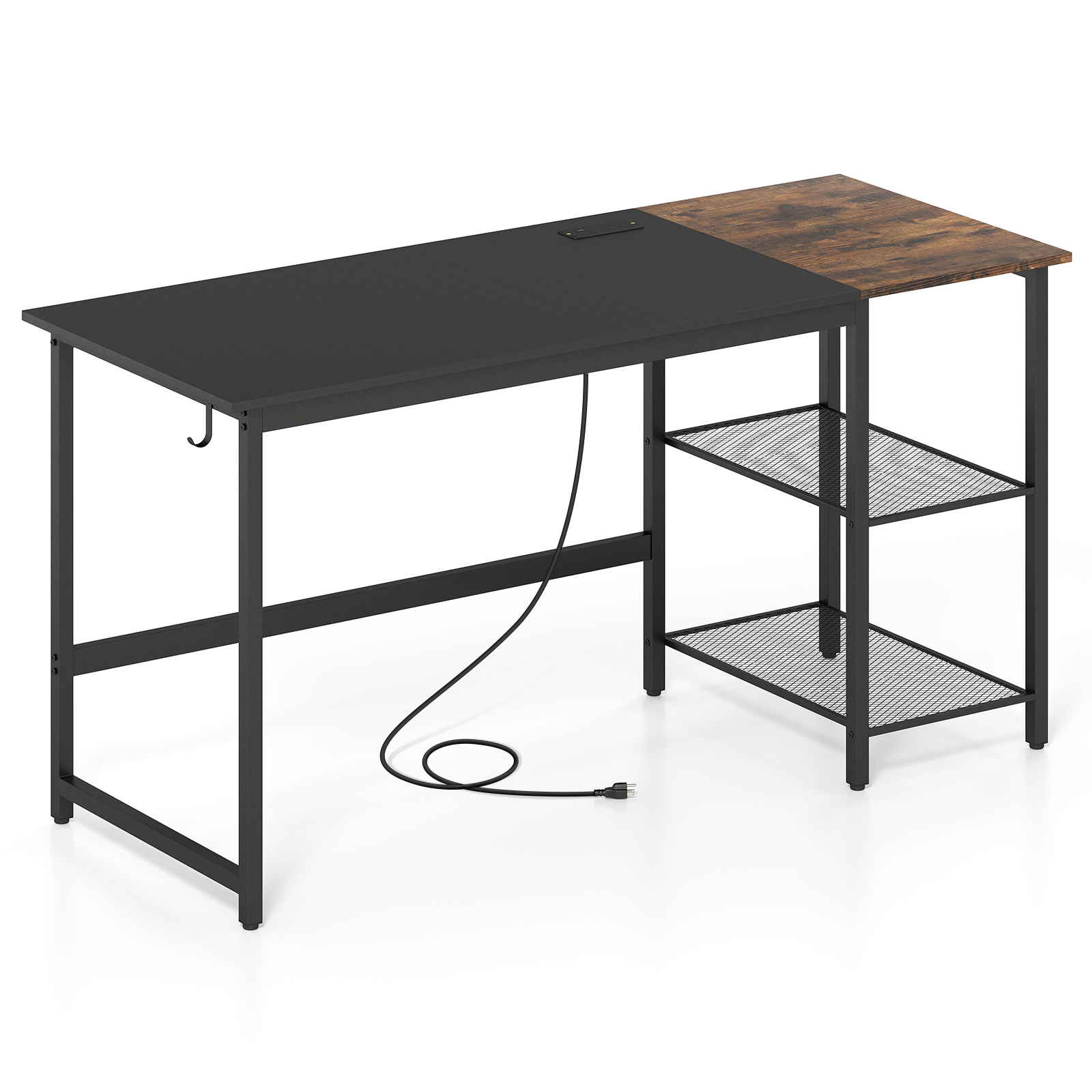 Industrial Desk with Storage & Charging Ports | Inspire Uplift