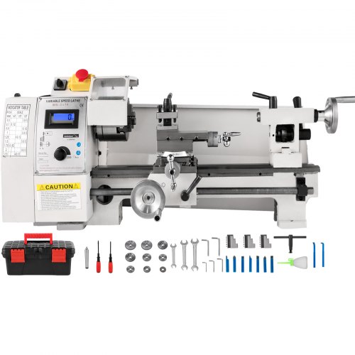 8x14 Small Metal Lathe – 650W Variable Speed Milling Machine | Inspire ...