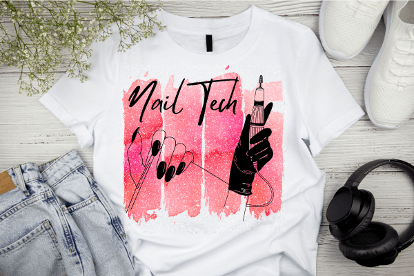 Nail tech png | Nail Technician png | Pink nails tech | Prin | Inspire ...