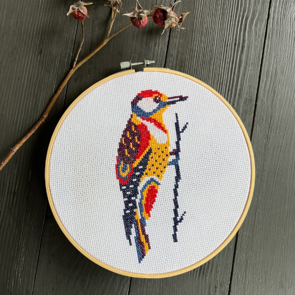 Woodpecker counted chart Folk forest bird Cute funny bird cr | Inspire ...