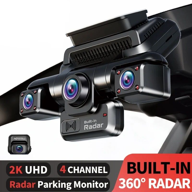4K Front and Rear GPS Dash Cam with 360 Coverage and Parking | Inspire ...