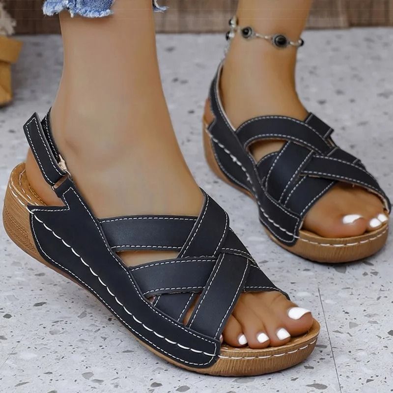 Womens Lightweight Wedge Sandals for Summer with Casual Heel | Inspire ...