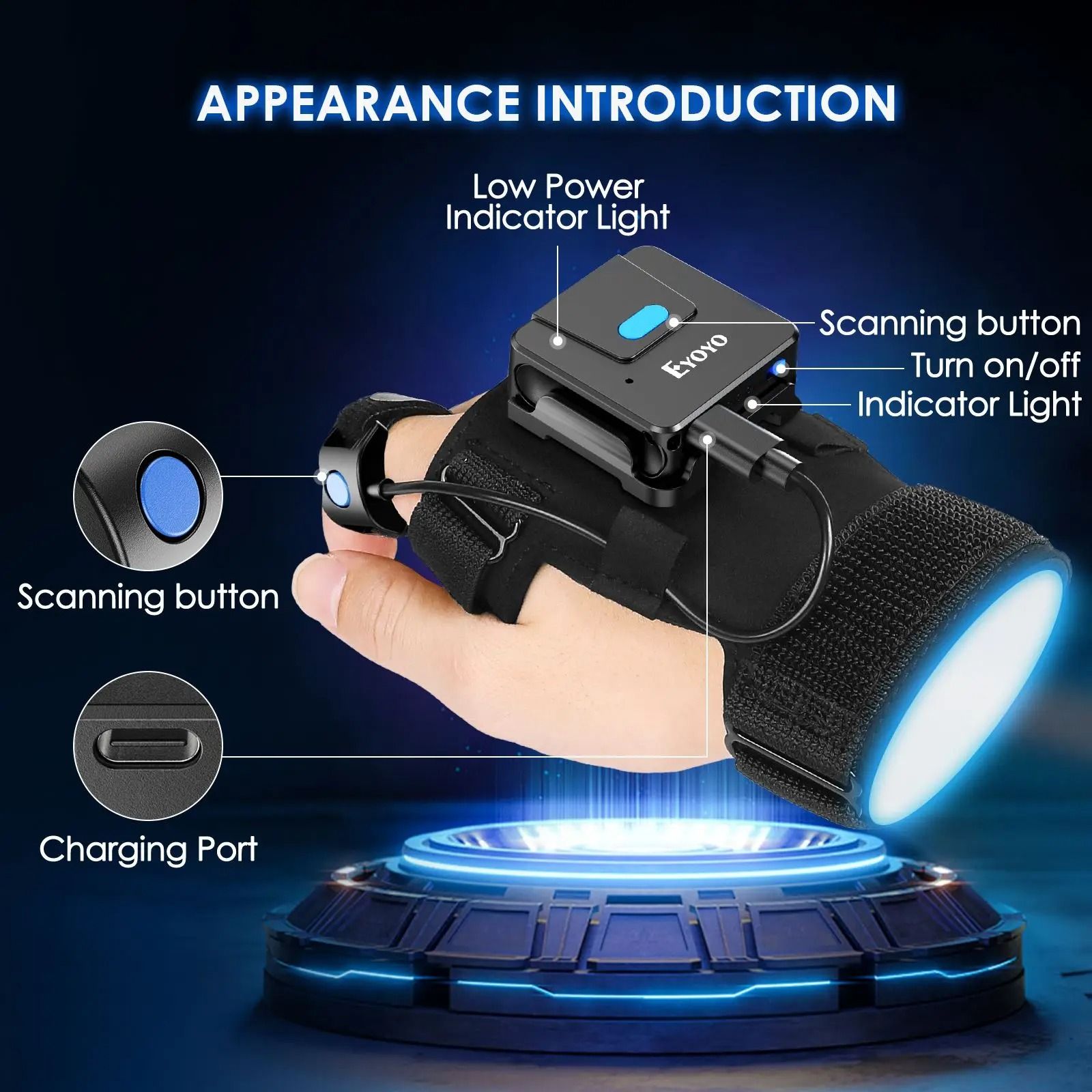 Wearable Glove Barcode Scanner for Hands Free Scanning | Inspire Uplift