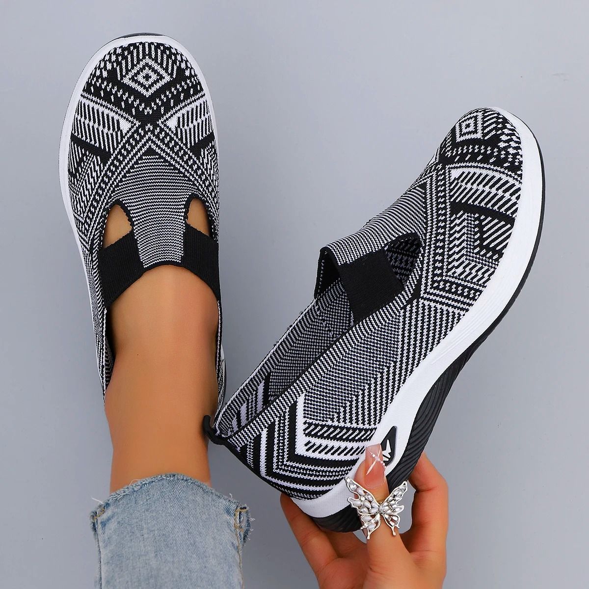 Lightweight Breathable Mesh Womens Flat Shoes for Summer | Inspire Uplift