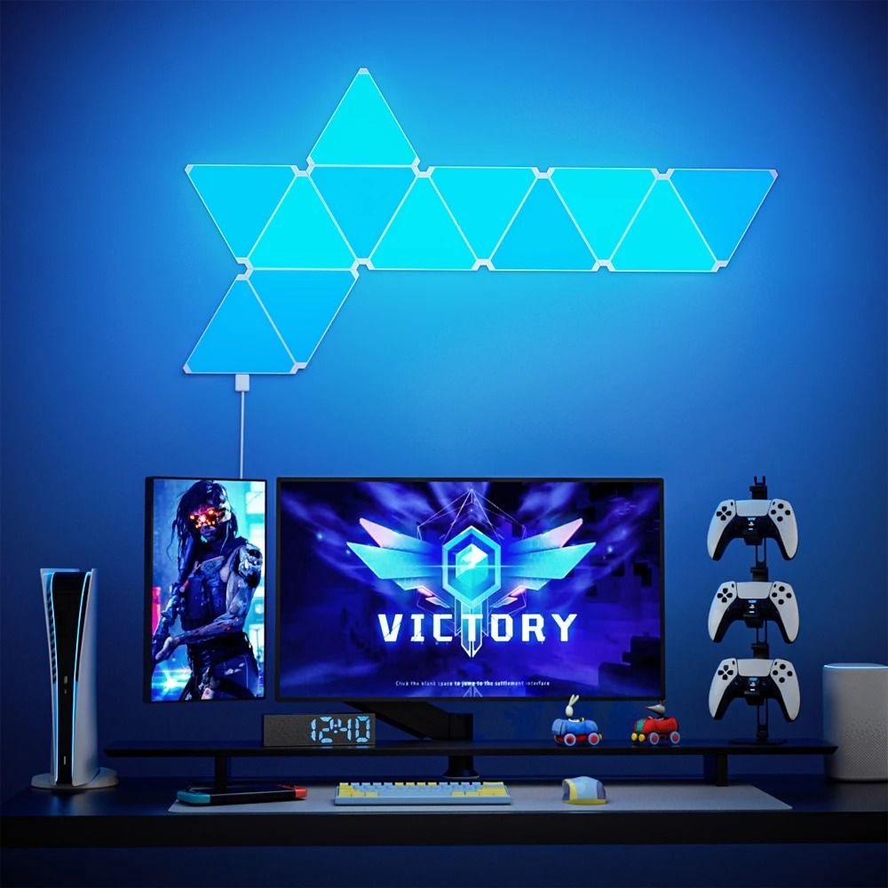 Smart RGB Color Mood Triangle Wall Light | Inspire Uplift