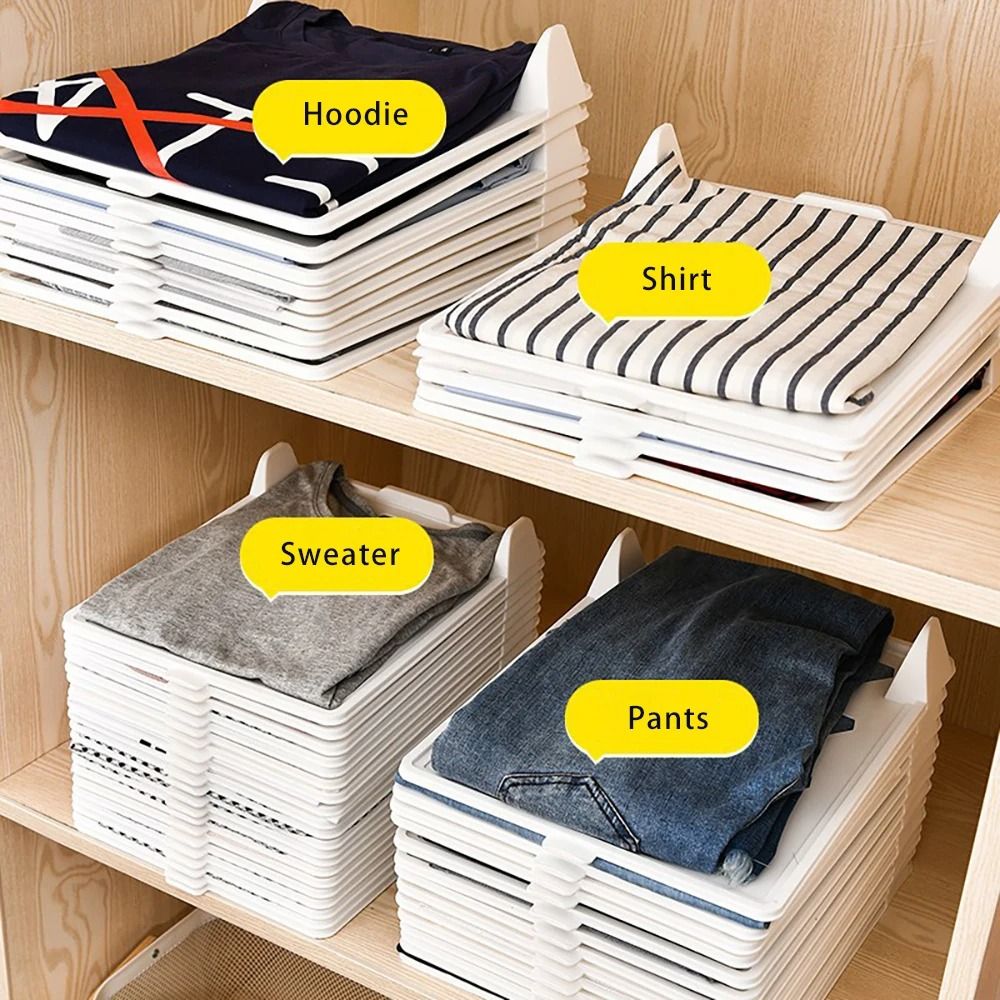 Layered Folding Clothes Organizer Board for T-Shirts and Pan | Inspire ...