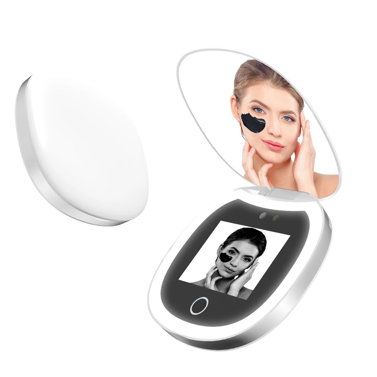 Pocket UV Sunscreen Testing Mirror with Light and 2x Magnifi | Inspire ...