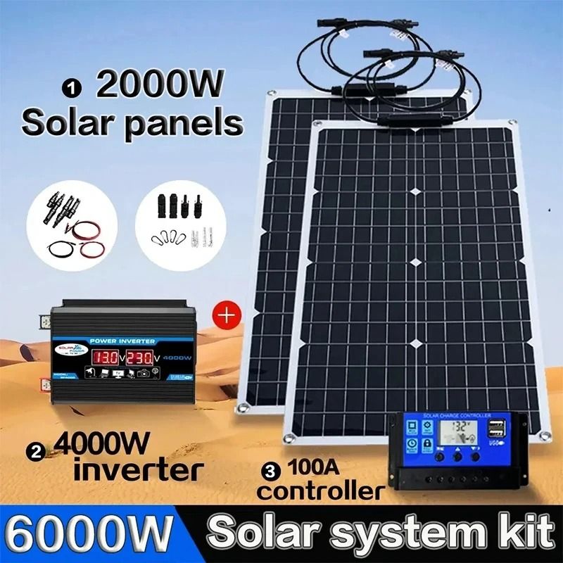 Flexible Solar Panel System with Battery Charger Controller | Inspire ...
