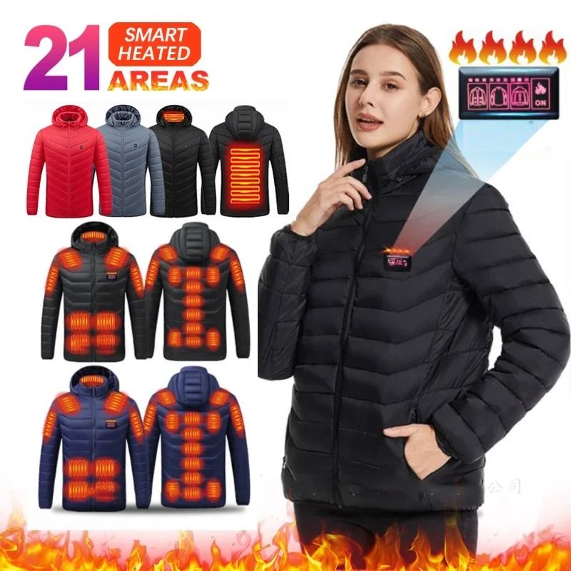 USB Heated Jacket for Men and Women with Multiple Heating Zo | Inspire ...
