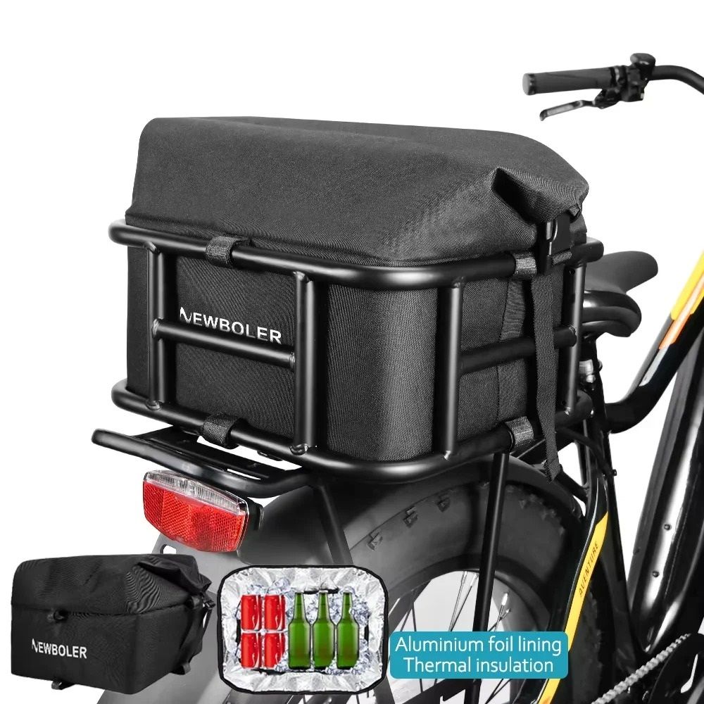 E Bike Cargo Rack Bag and Rear Basket Set | Inspire Uplift
