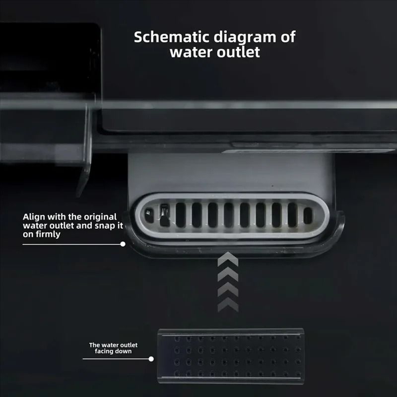 Aquarium Water Outlet Connector Kit 4 Piece Set | Inspire Uplift