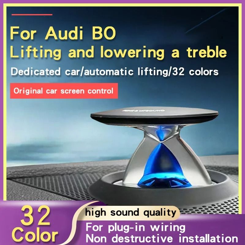 LED Lifting Tweeter Speaker with 32 Color Modes for Audi | Inspire Uplift