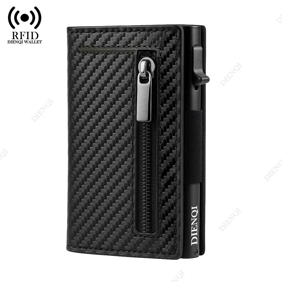 Slim Carbon Fiber RFID Card Wallet for Men | Inspire Uplift