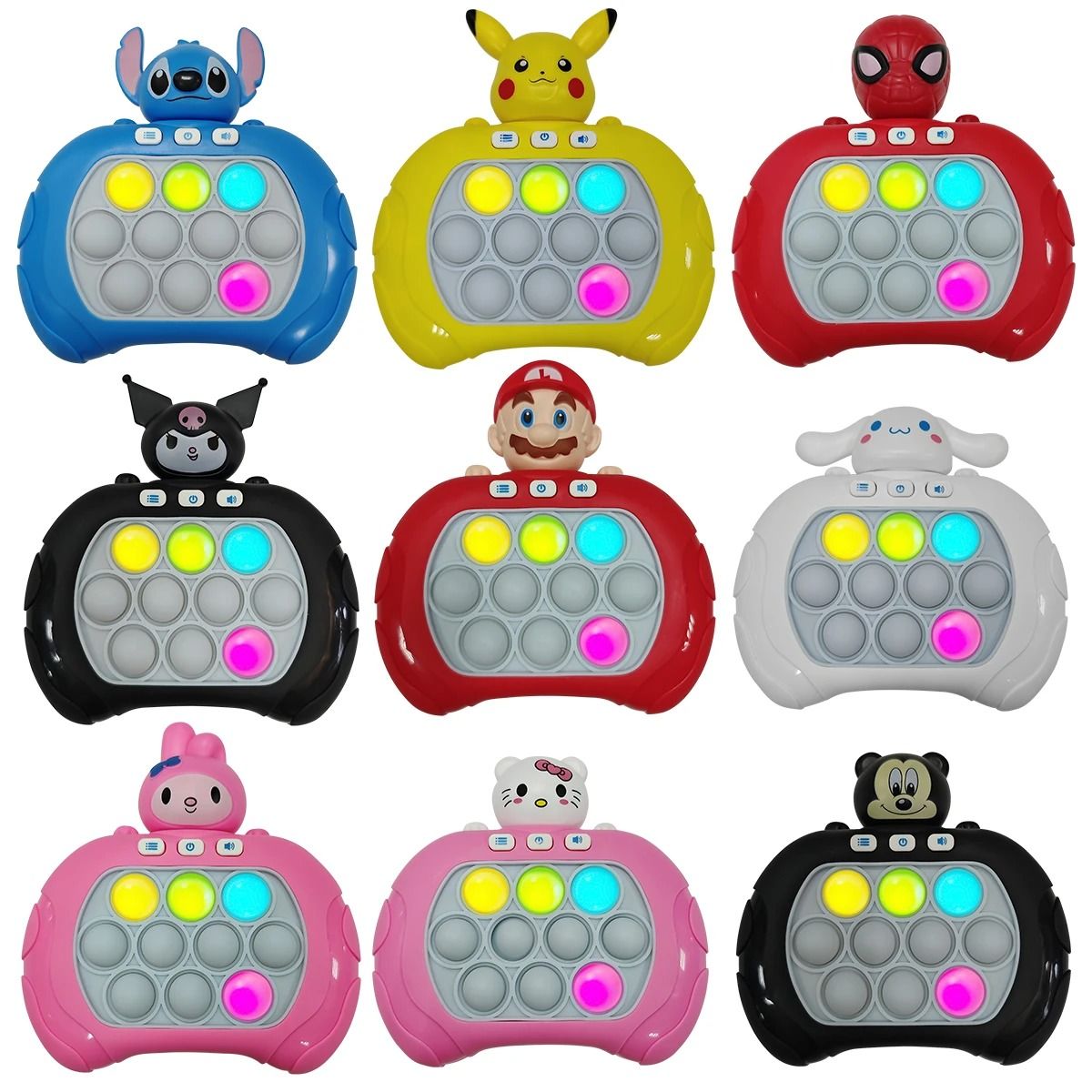 Quick Push Electronic Pop Up Fidget Game with Lights for Kid | Inspire ...