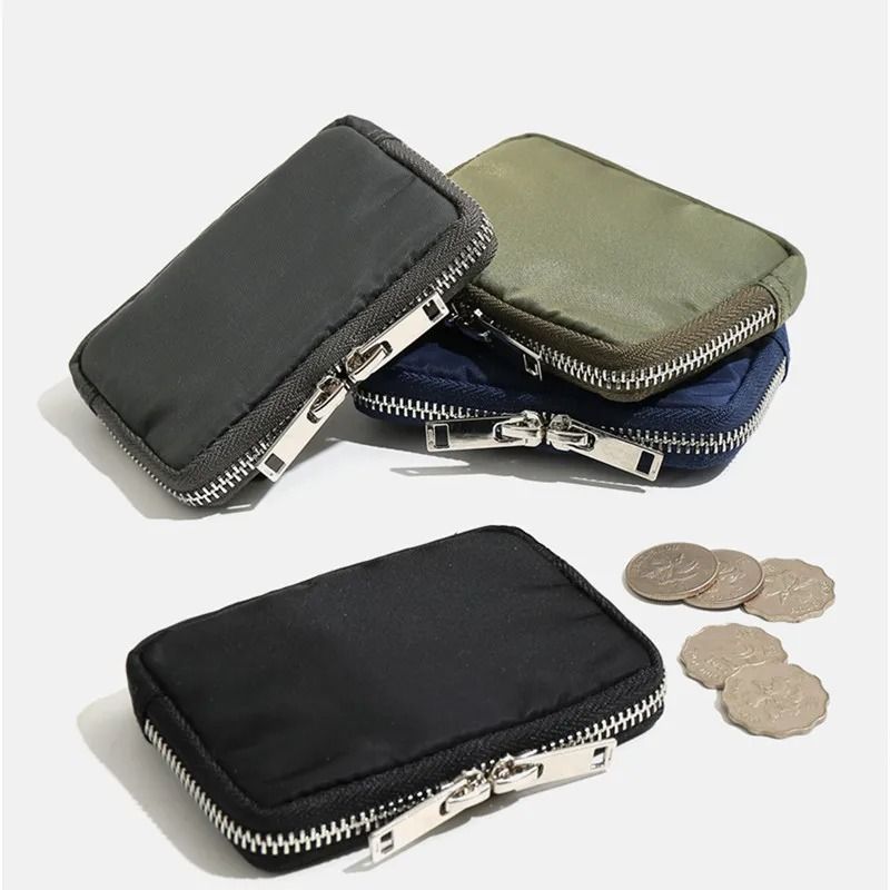Japanese Style Waterproof Nylon Wallet with Zipper & RFID Bl | Inspire ...
