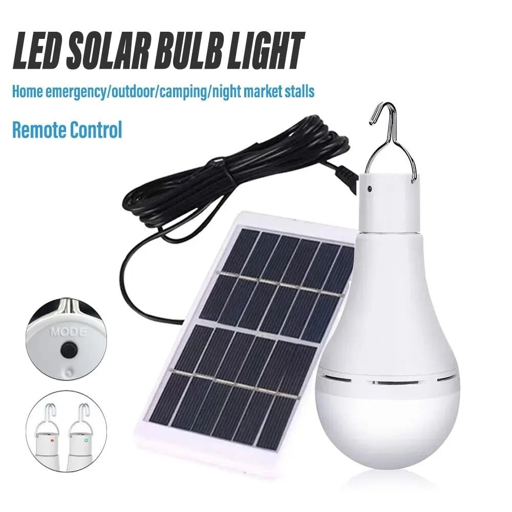 LED Solar Lamp Bulb Outdoor Waterproof Hanging Light | Inspire Uplift
