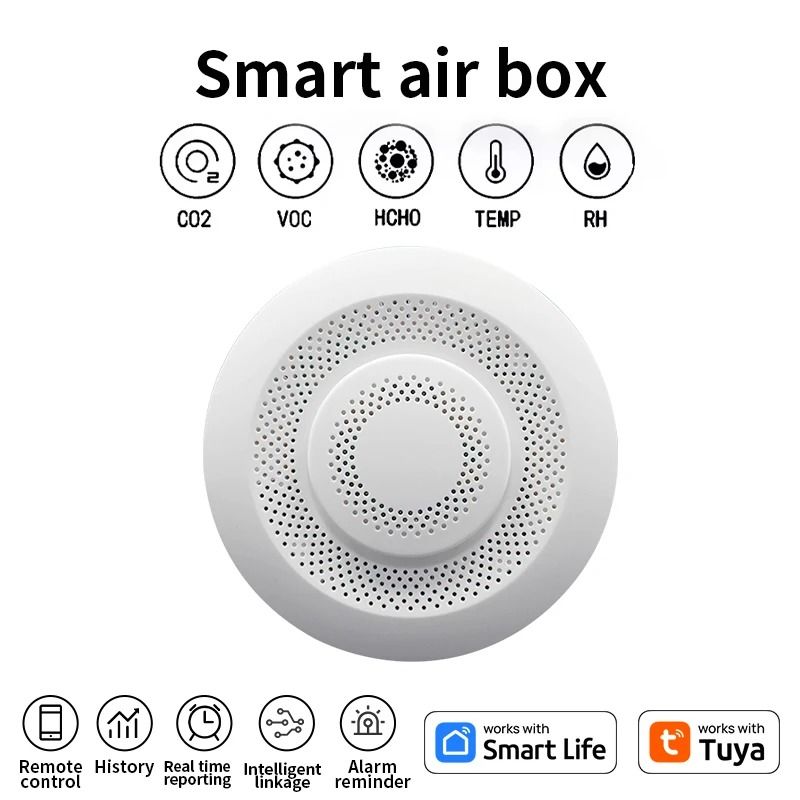 Smart Home Air Quality Monitor with CO2 and Temperature Dete | Inspire ...