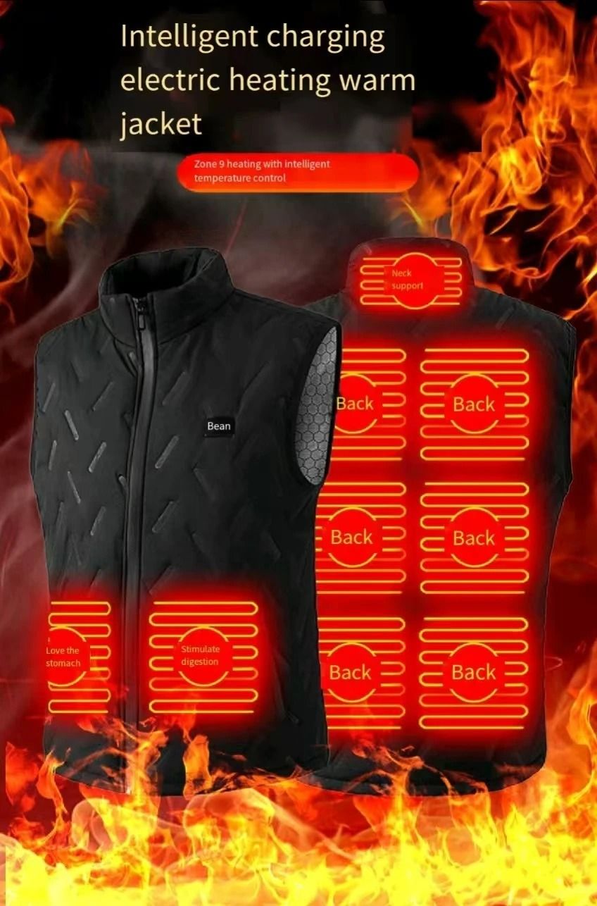 Dual Control Heated Vest with 9-Zone Warming System | Inspire Uplift