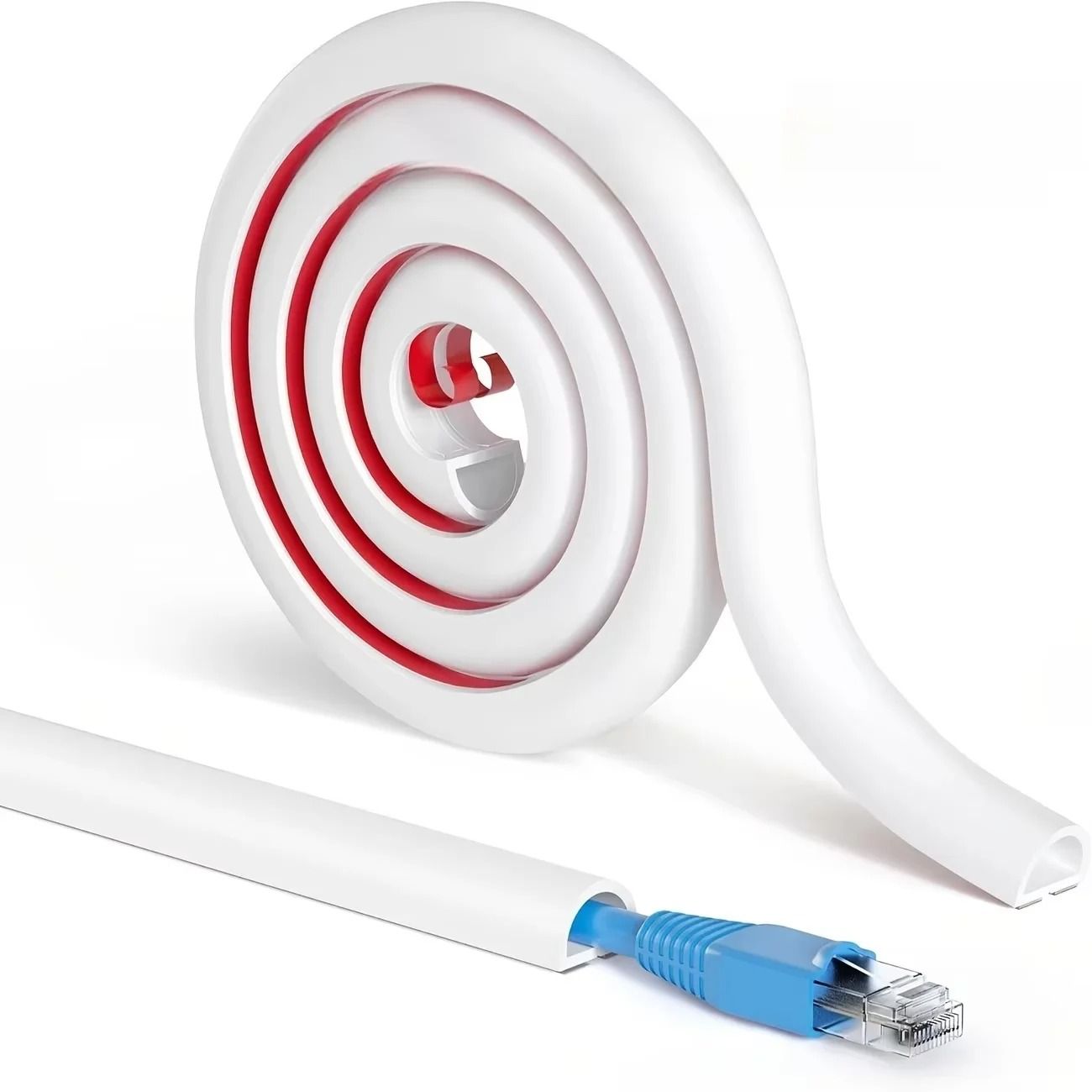 Invisible Adhesive Cord Management Channel and Cable Cover | Inspire Uplift