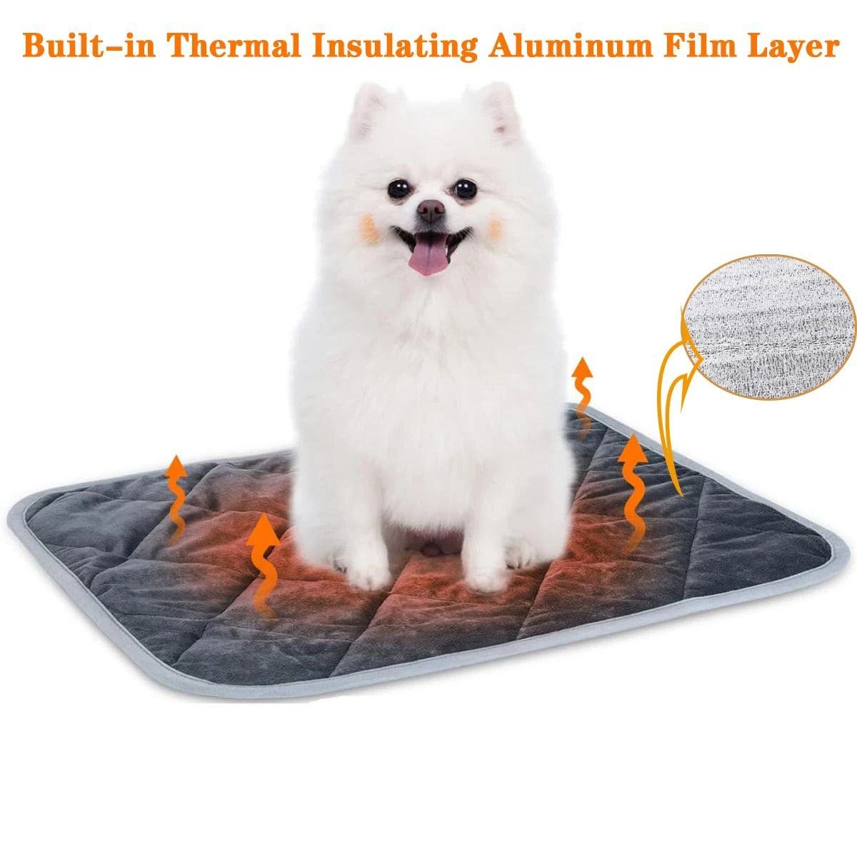 Self Warming Thermal Pet Pad for Dogs and Cats | Inspire Uplift