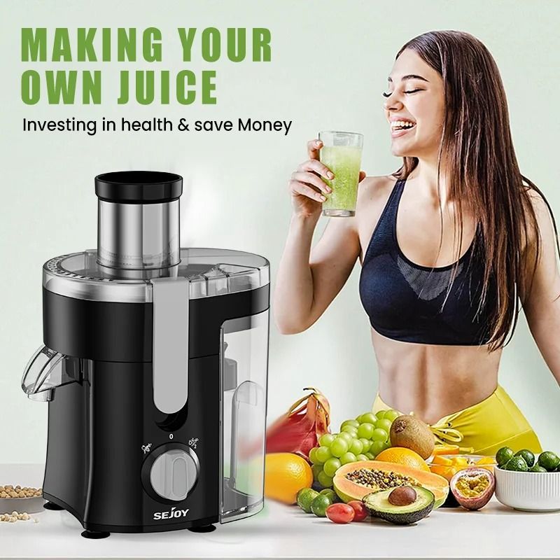 Compact Centrifugal Juicer with Automatic Pulp Ejection for | Inspire ...