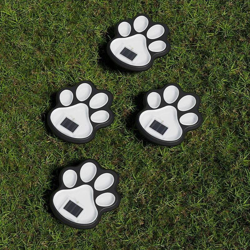 LED Solar Dog Paw Ground Lights for Garden and Yard Decorati | Inspire ...